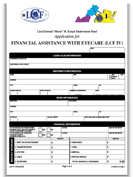 Links/Forms | Lions Charity Foundation